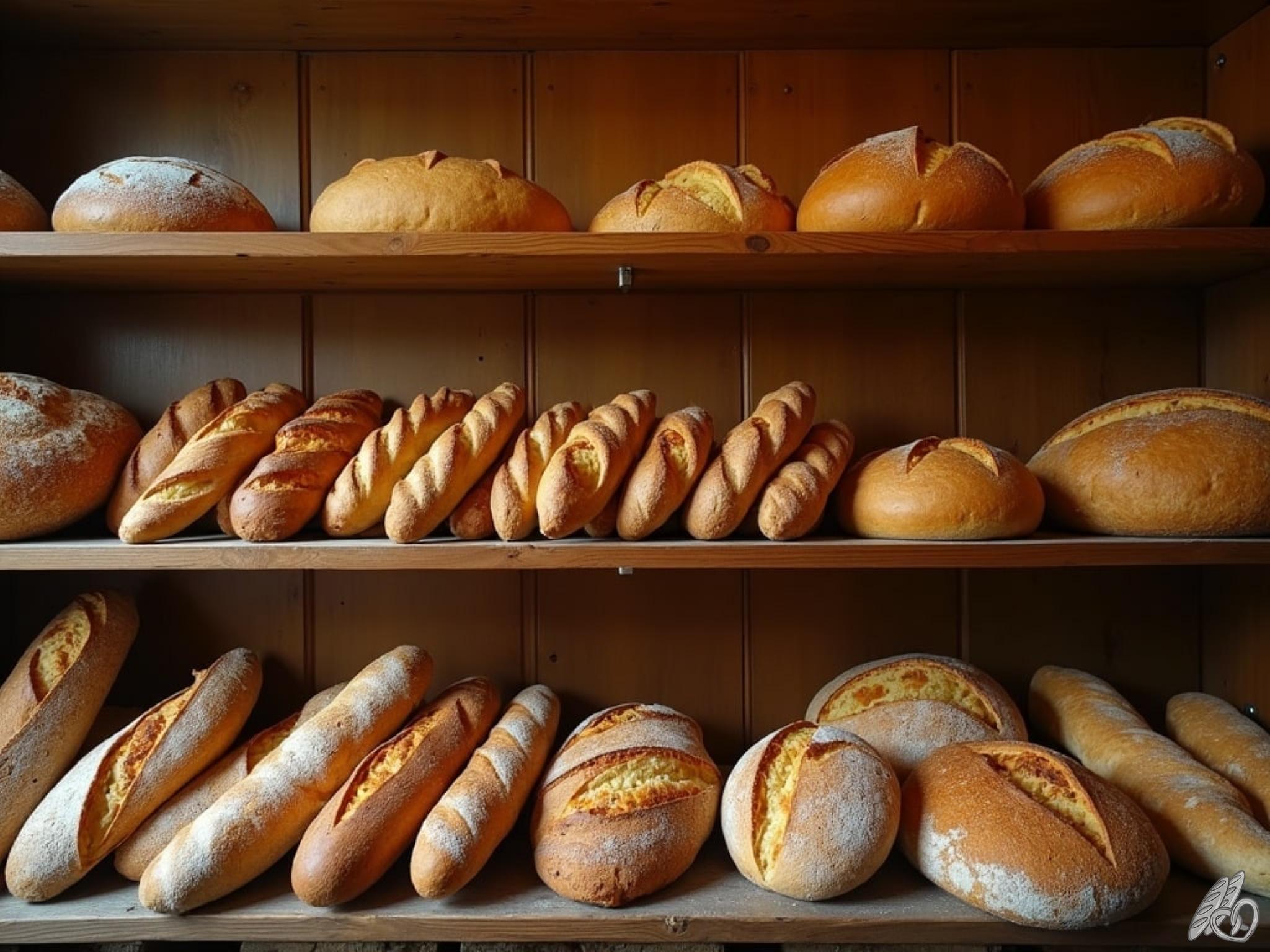 Les différentes formes de pain en boulangerie